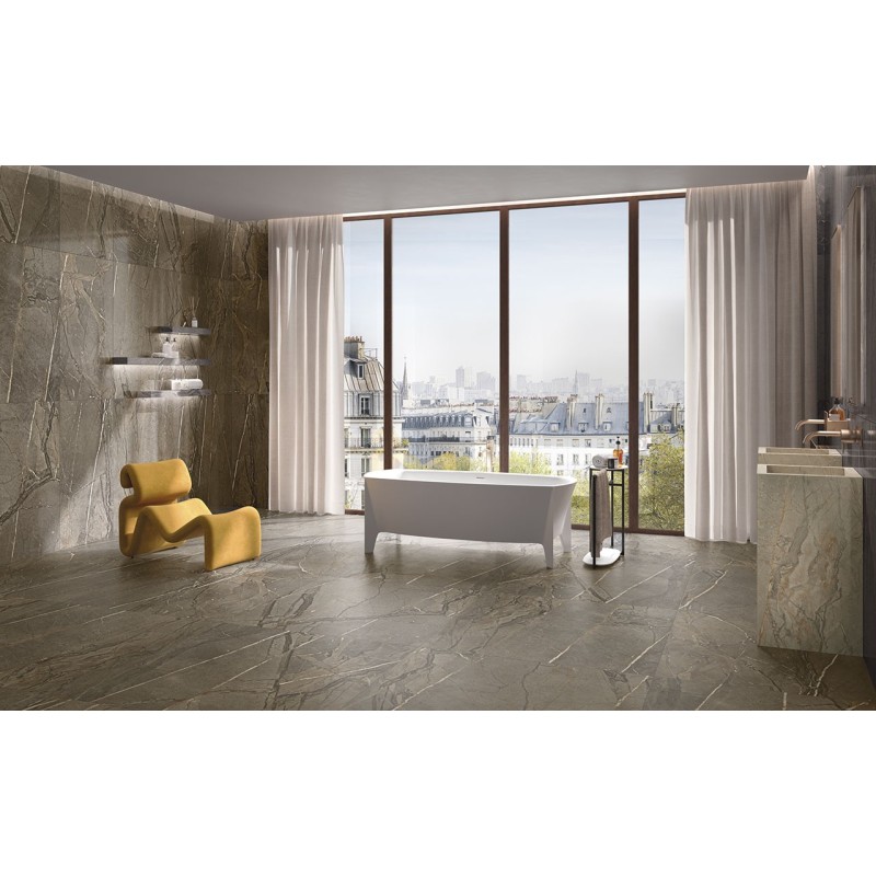 AMARANTO BROWN SATINATO 60X60 RT cm 9,5 mm - CERCOM CERAMICHE 1077164